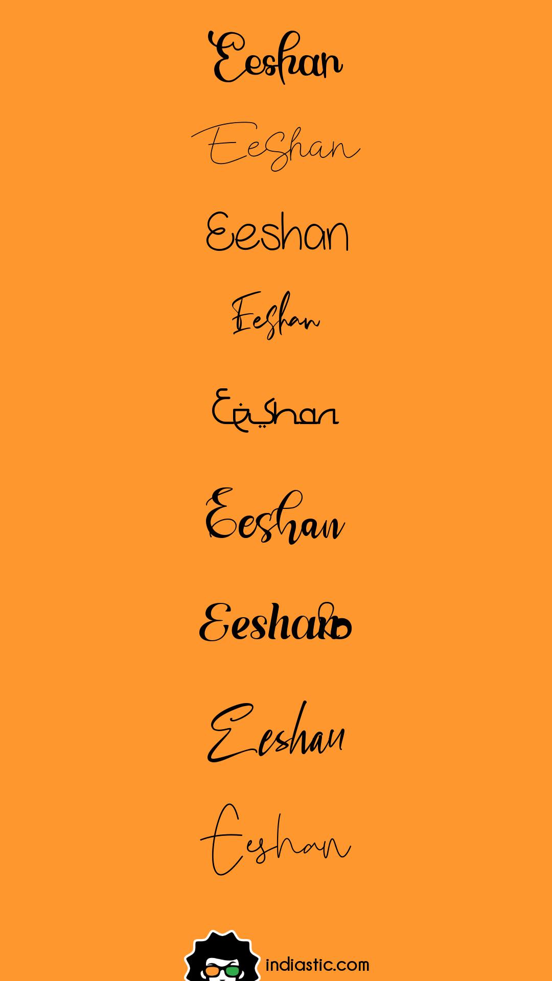 Eeshan 3d name wallpaper