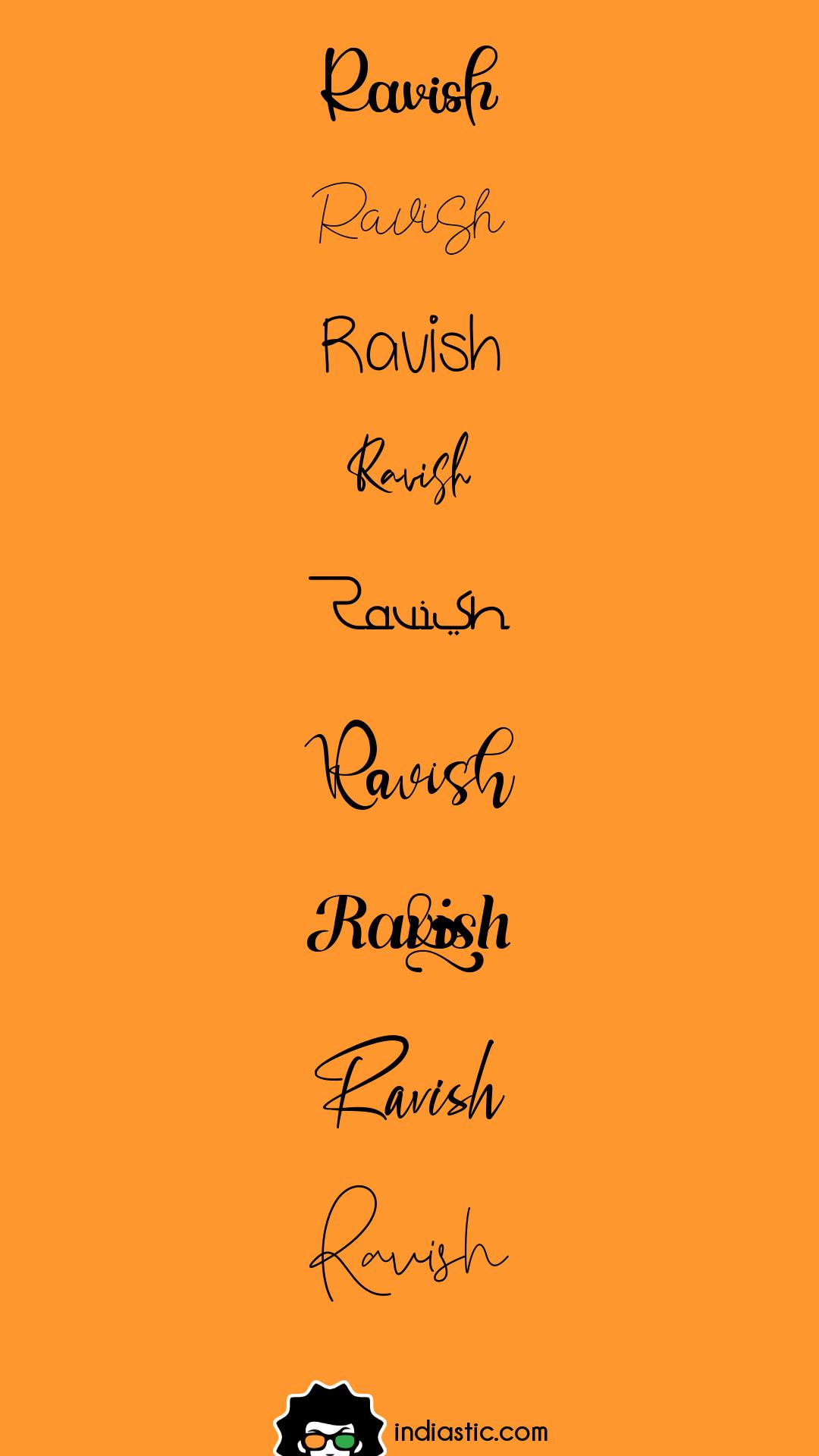 Ravish Name