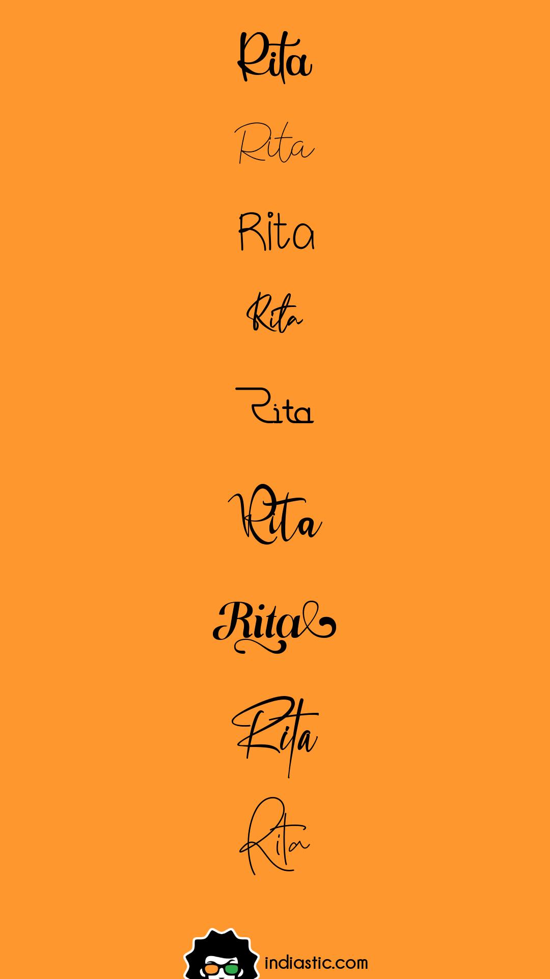 Rita Name Wallpaper