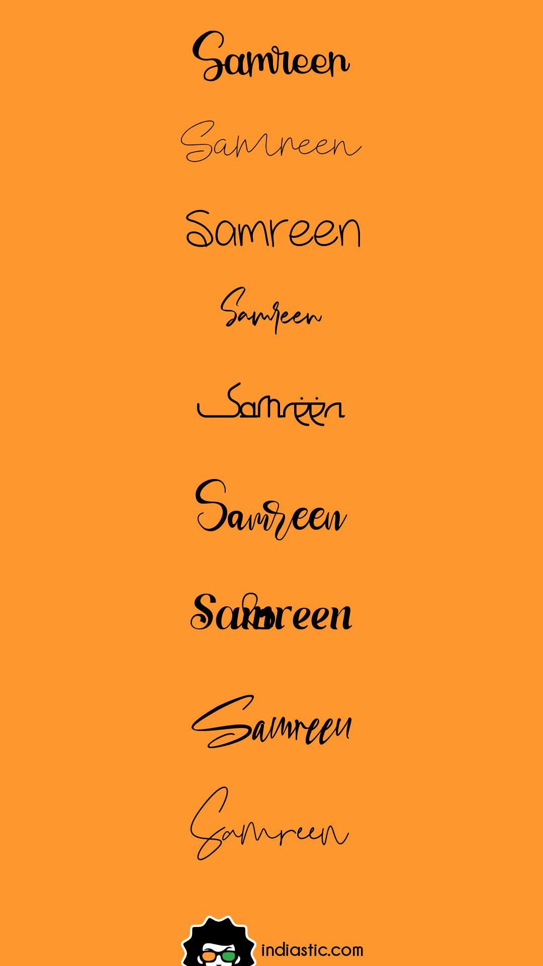 Samreen Name Wallpaper