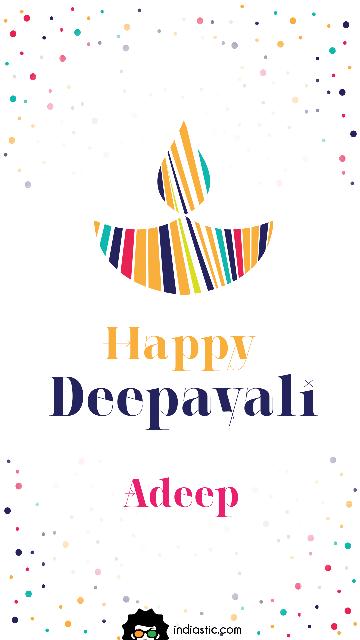 Happy Diwali Adeep Image