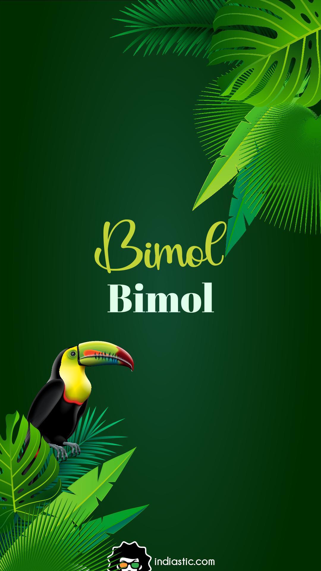 Jungle theme story image with Bimol name
