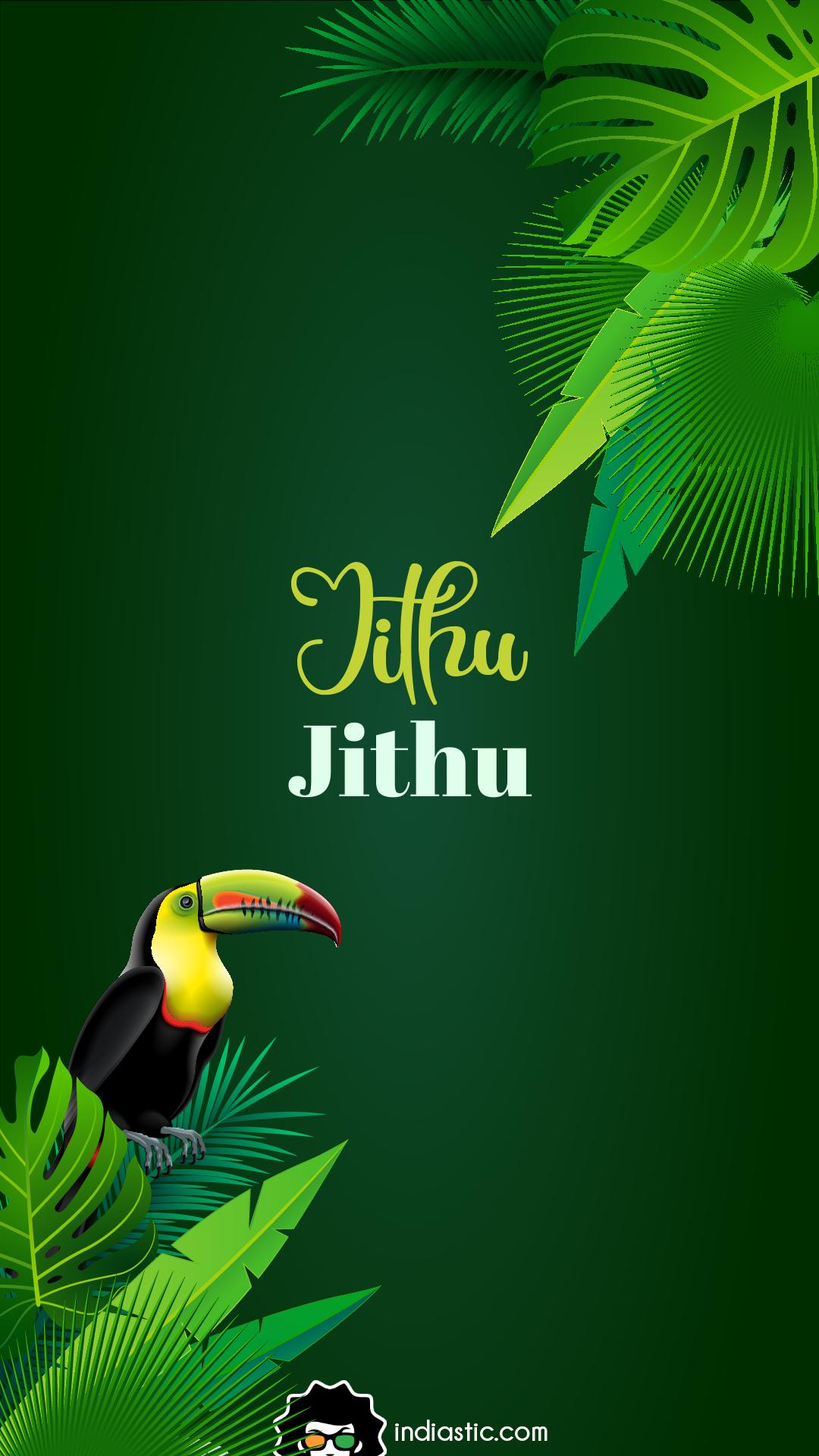 Jungle theme story image with Jithu name
