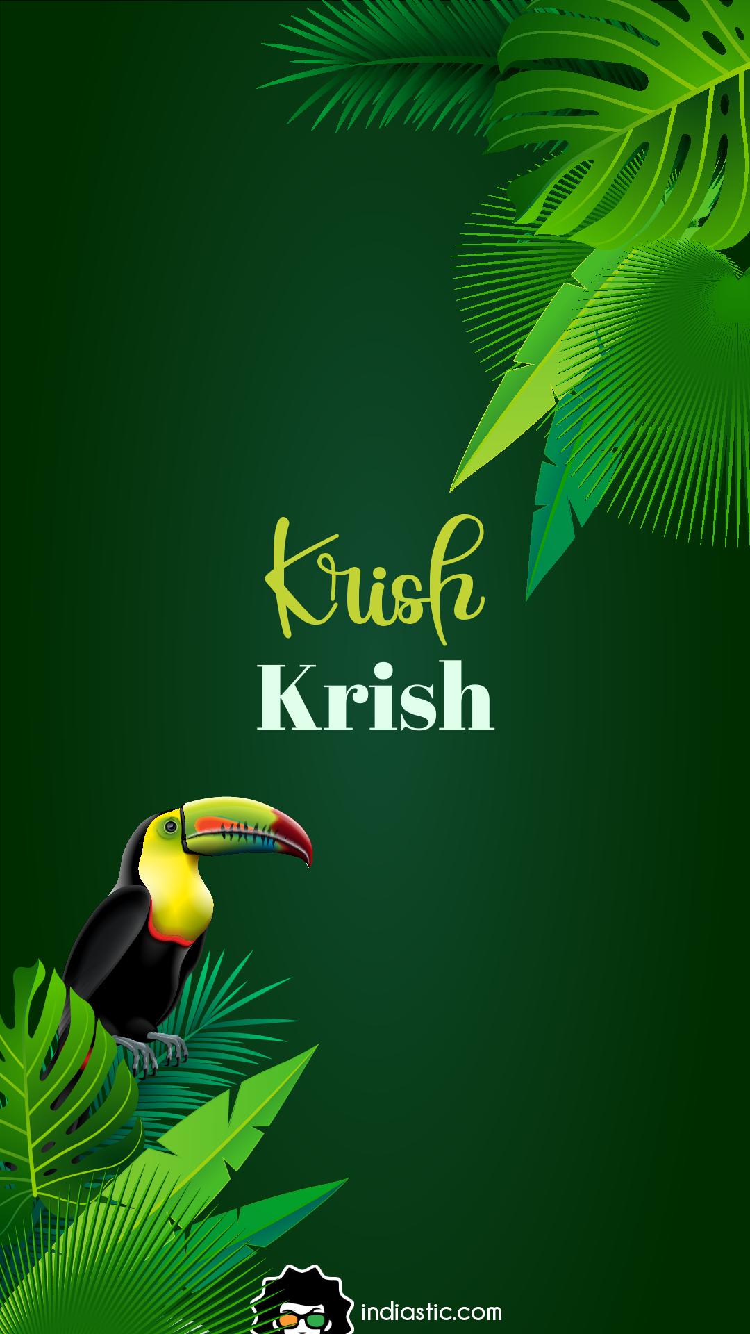 Krish Name Wallpaper