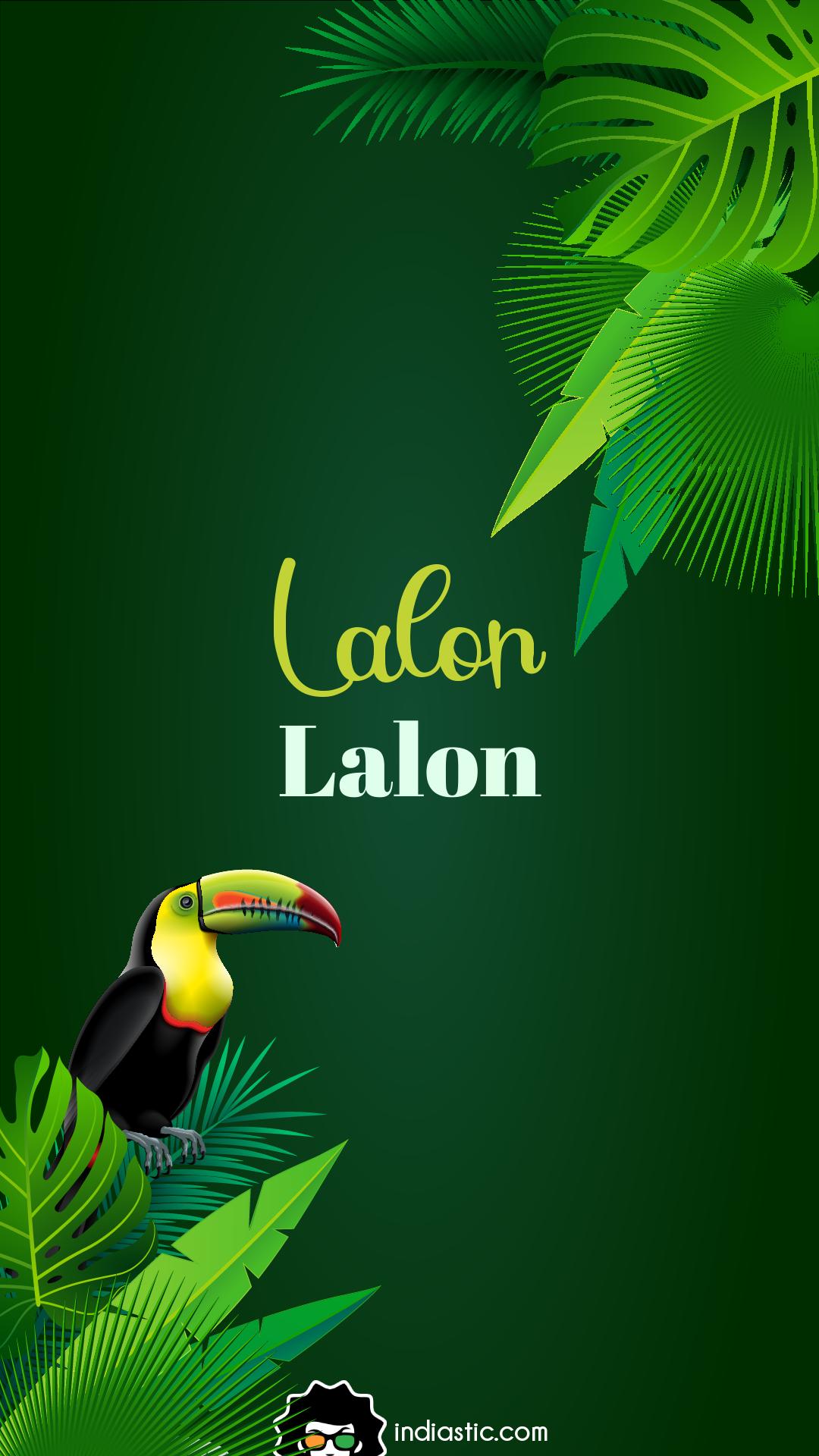 Jungle theme story image with Lalon name