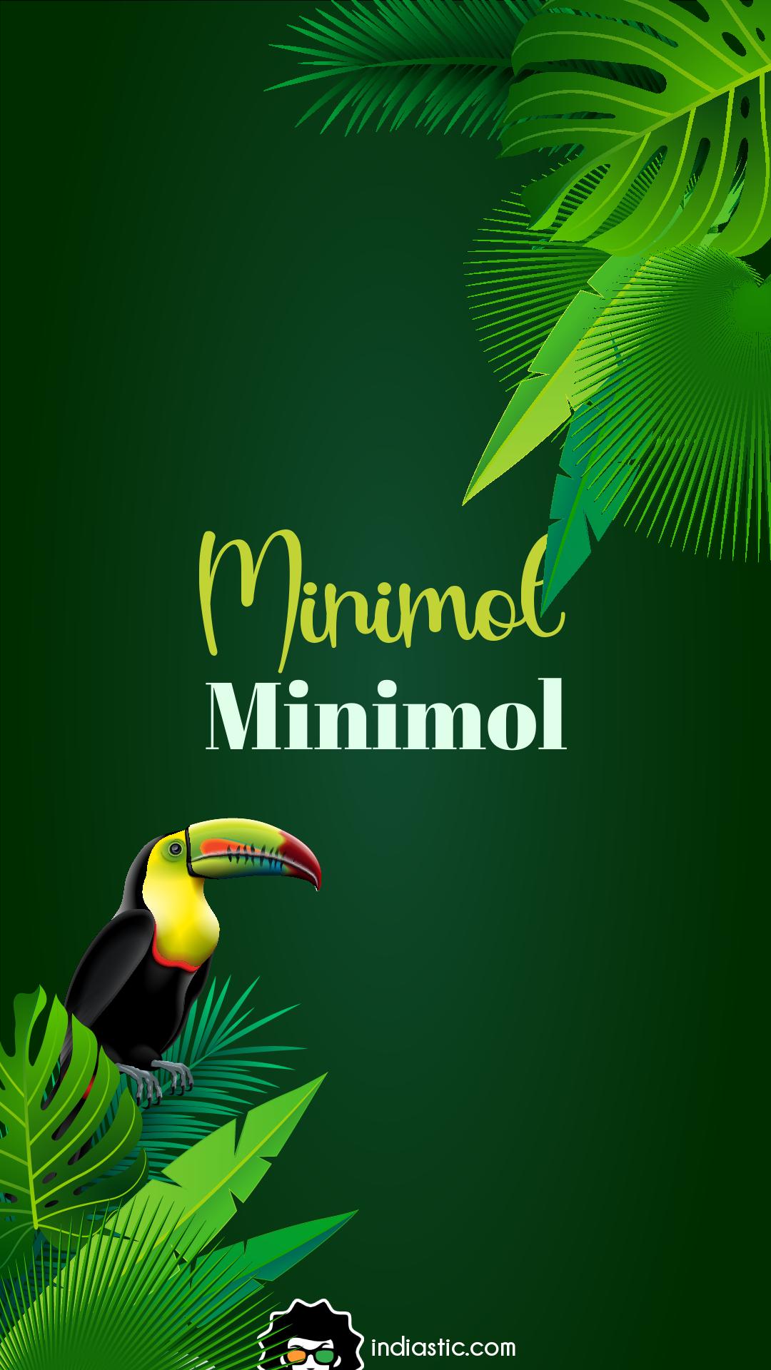 Jungle theme story image with Minimol name