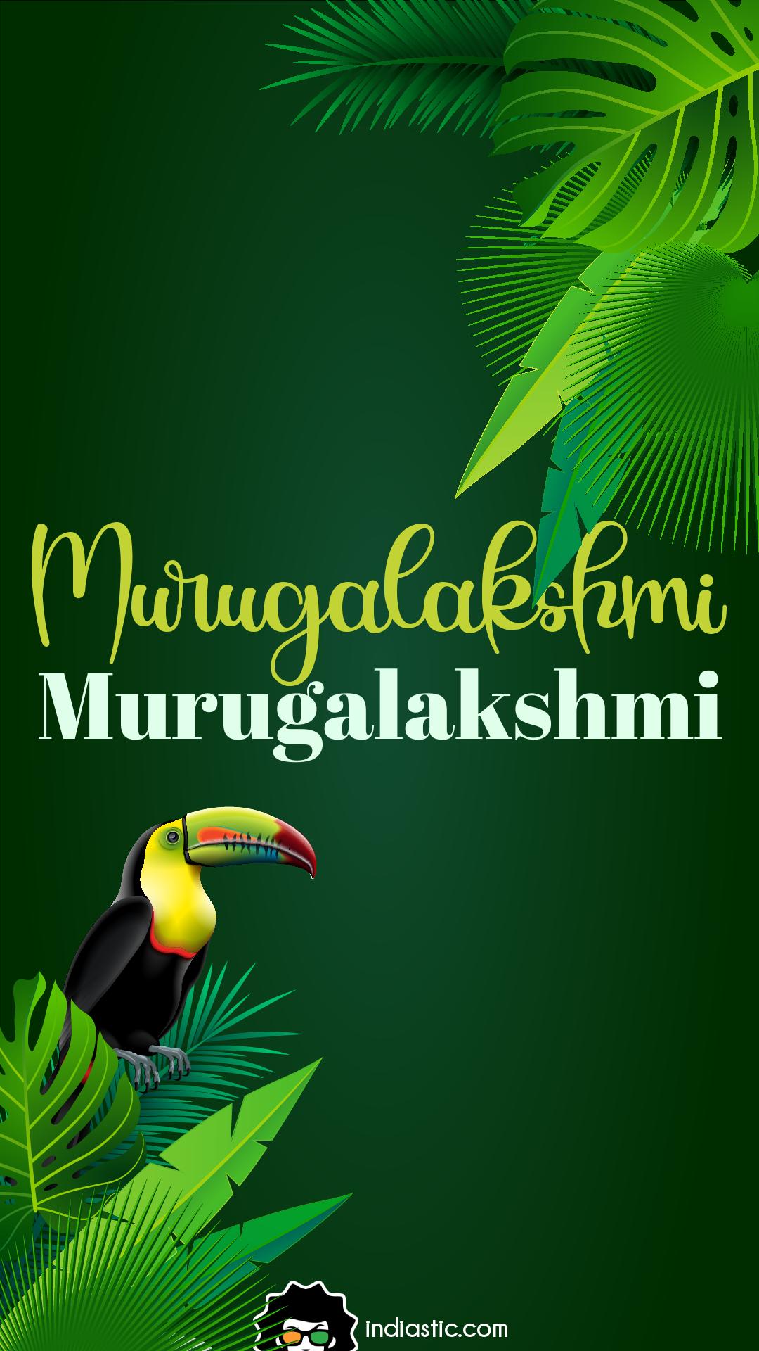 Jungle theme story image with Murugalakshmi name