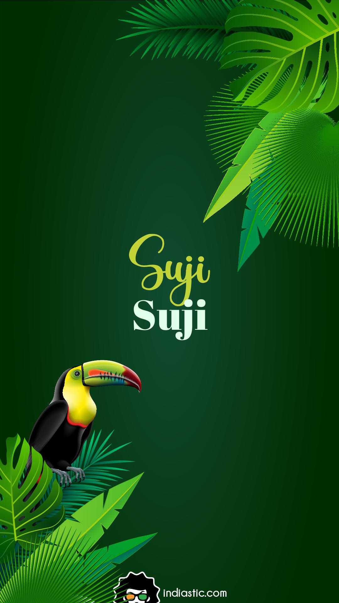 Jungle theme story image with Suji name