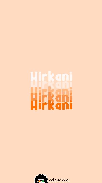 Jungle theme story image with Hirkani name